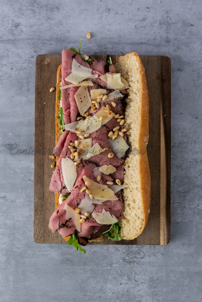 PLR Recipe - Truffle Mayo Roast Beef Sandwich - Content For Food Bloggers